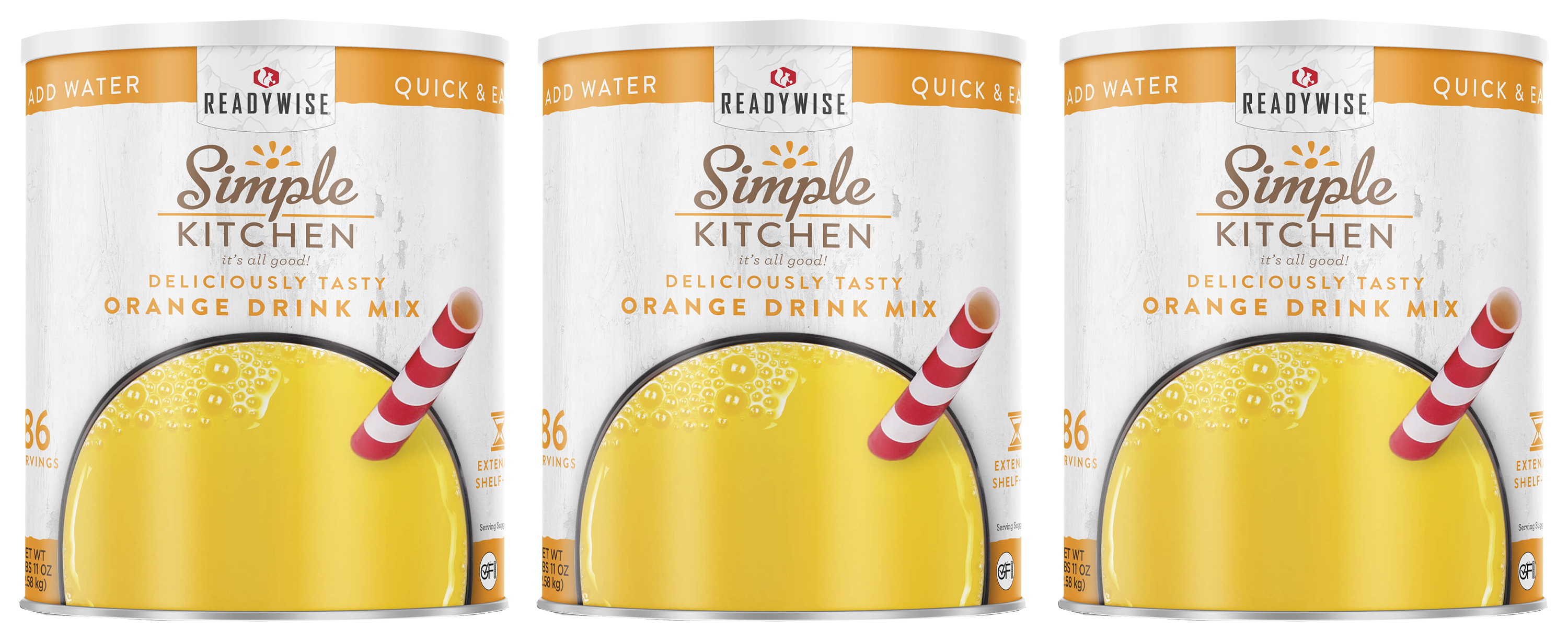 ReadyWise Simple Kitchen #10-Can Orange Drink Mix | Cabela's